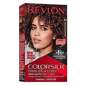 Revlon Colorsilk Hair Color, Medium Golden Brown [43] 1 ea