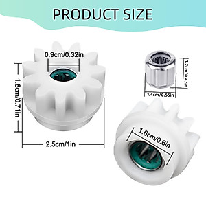 4Pcs Spin Mop Replacement Parts, Easy Mop Pedal Broom Spin Replacement, Spin Bucket Mop Clutch Bearing Gear Sprockets Repair Replacement for O-Cedar, Vileda and More Rotation Mop