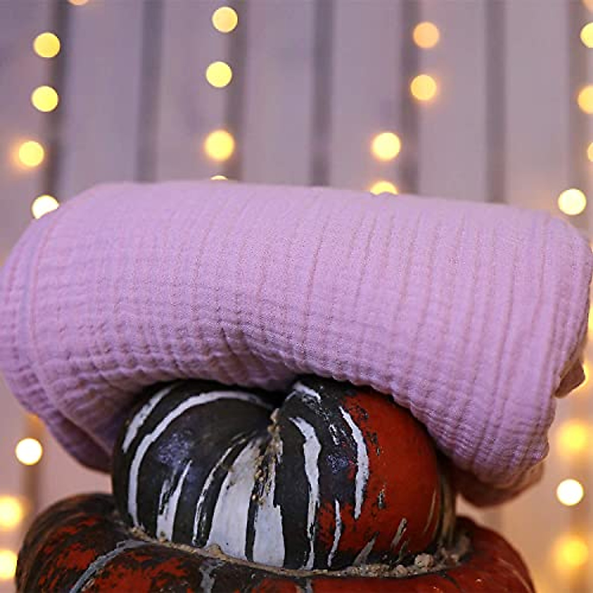 Migaloo Muslin Blankets, Baby Toddler Quilt, 4 Layers, 100 Cotton Stroller Blanket, Hypoallergenic,Super-Soft,Breathable and Lightweight Swaddle,Nursery & Crib Blanket, Large (47 X 35 h)