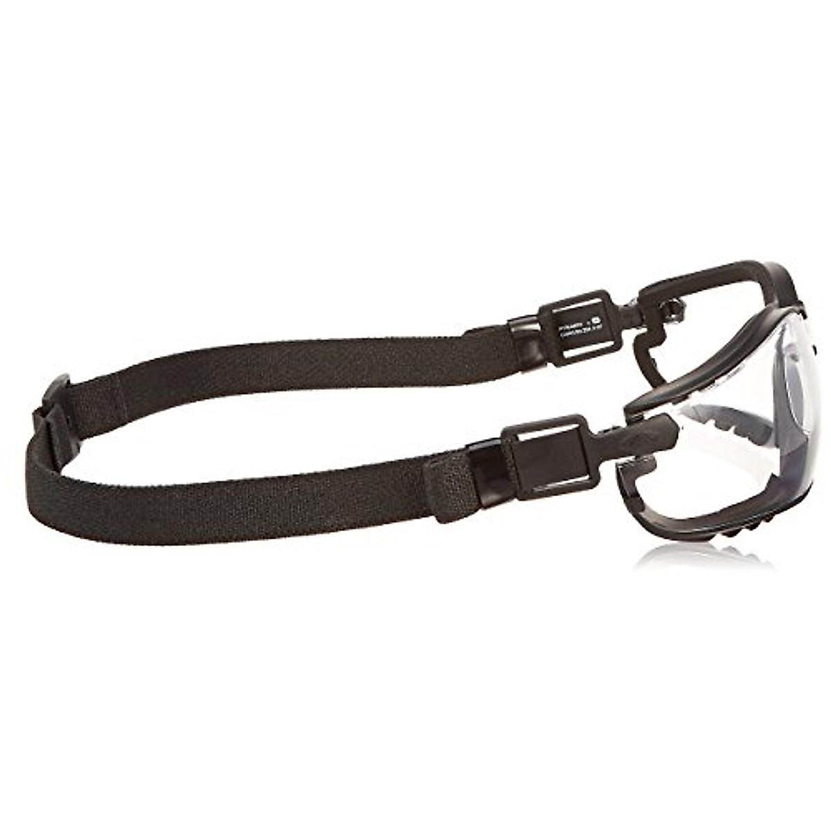 Pyramex V2G Safety Glasses, Black Frame/Clear Anti-Fog Lens