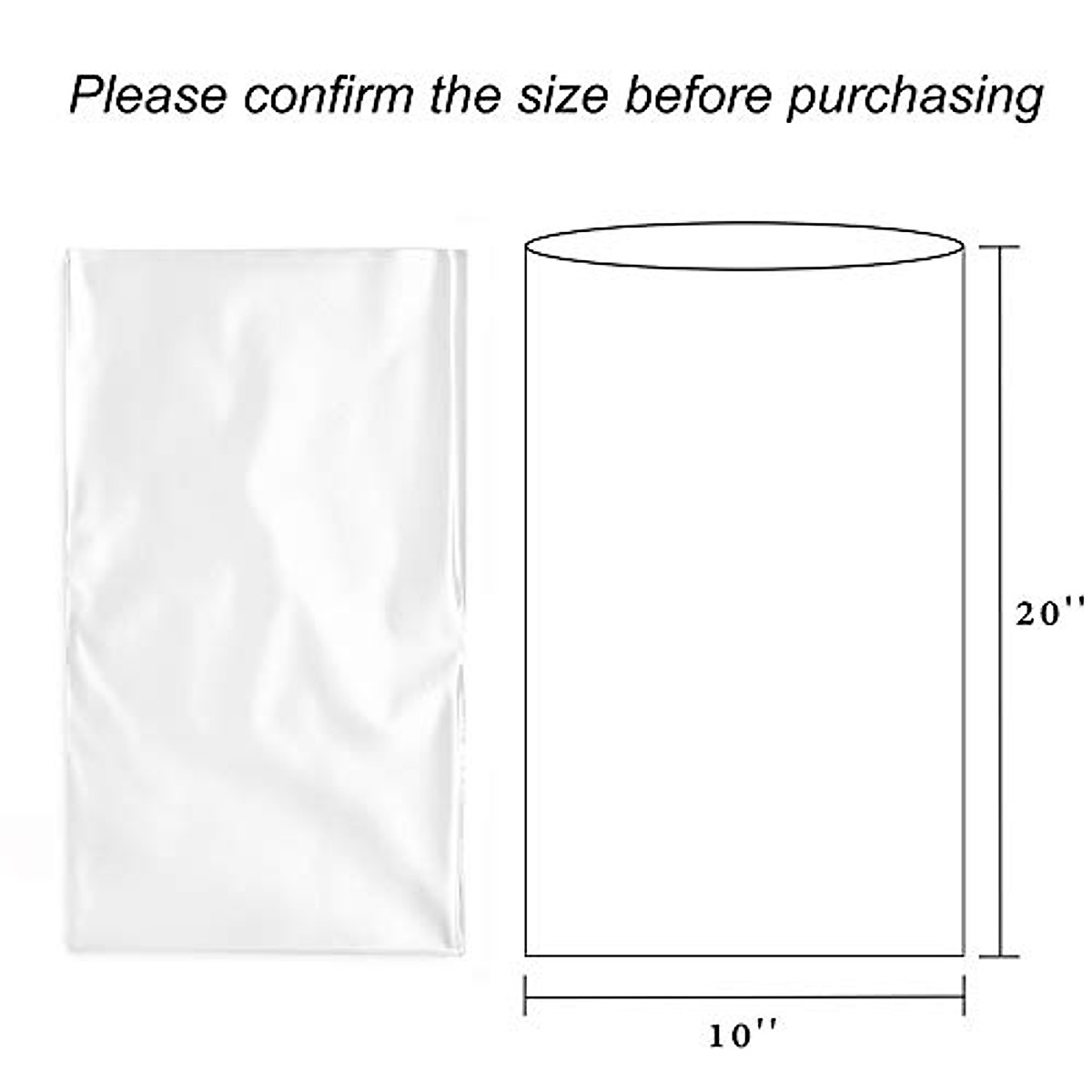 Cellophane Bags 10x20 Inches,20 Pcs Cellophane Gift Bags for Small Baskets, Mugs and Gifts