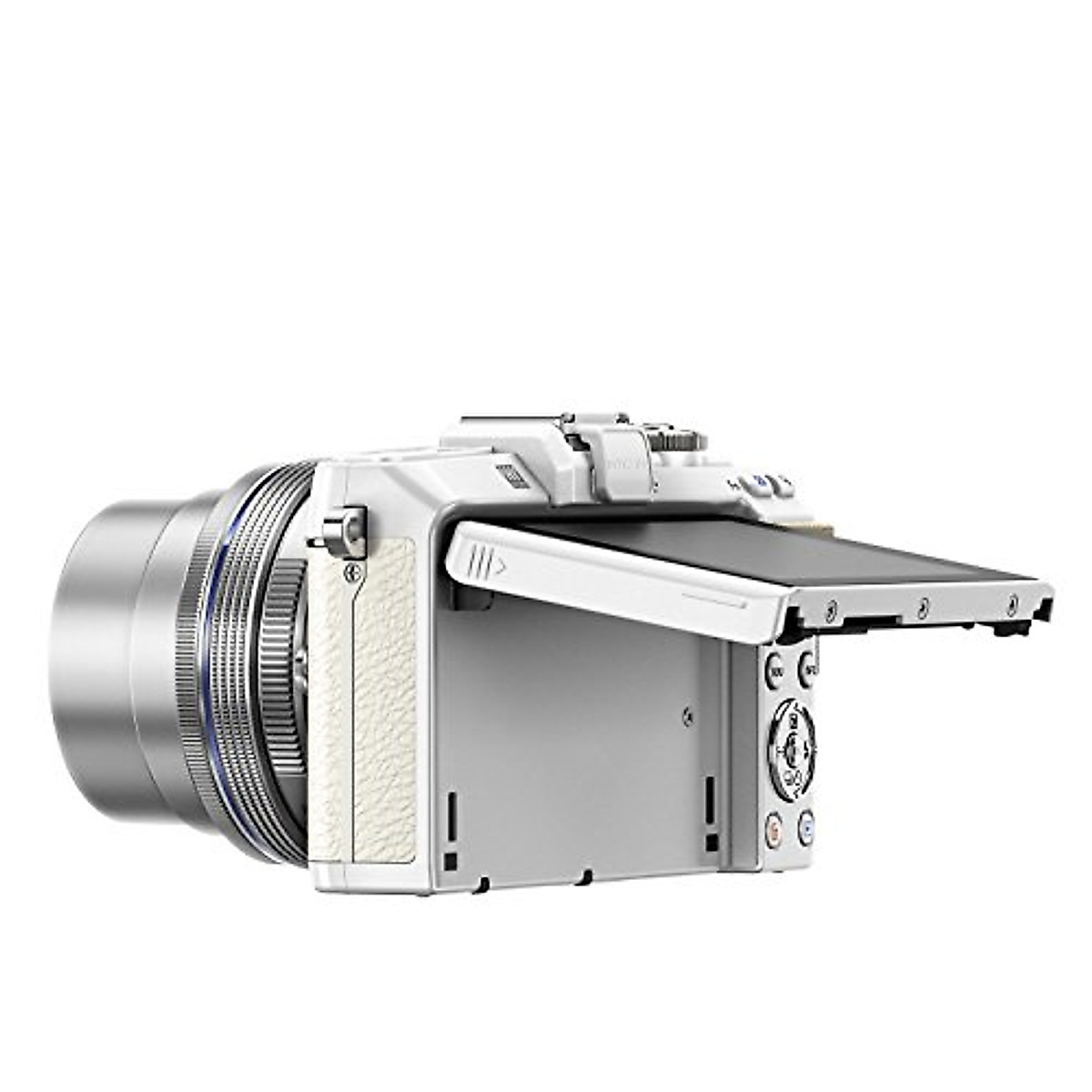 Olympus PEN Lite E-PL7 (White) with 14-42mm F3.5-6.3 EZ Lens (Silver) - International Version (No Warranty)