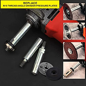 KOSIDA Replacement 100mm Angle Grinder 3/8 Inch Nut Parts Angle Grinder Parts Set Lock Nut Wrench Tool Set Suitable For Electric Drill Angle Grinder 3/8 Inch Arbor Mandrel Shaft Nut Accessories