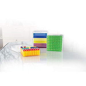 Heathrow Scientific HS120040 81-Well Storage Rack, Assorted (Pack of 5)