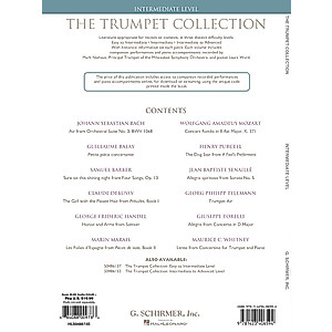 The Trumpet Collection - Intermediate Level Book/Online Audio (G. Schirmer Instrumental Library)