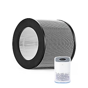 AP006 HEPA Replacement Filters Compatible with White Black AP006 Air Purifiers, 3-in-1 H13 True HEPA with Activated Carbon Pre-Filter