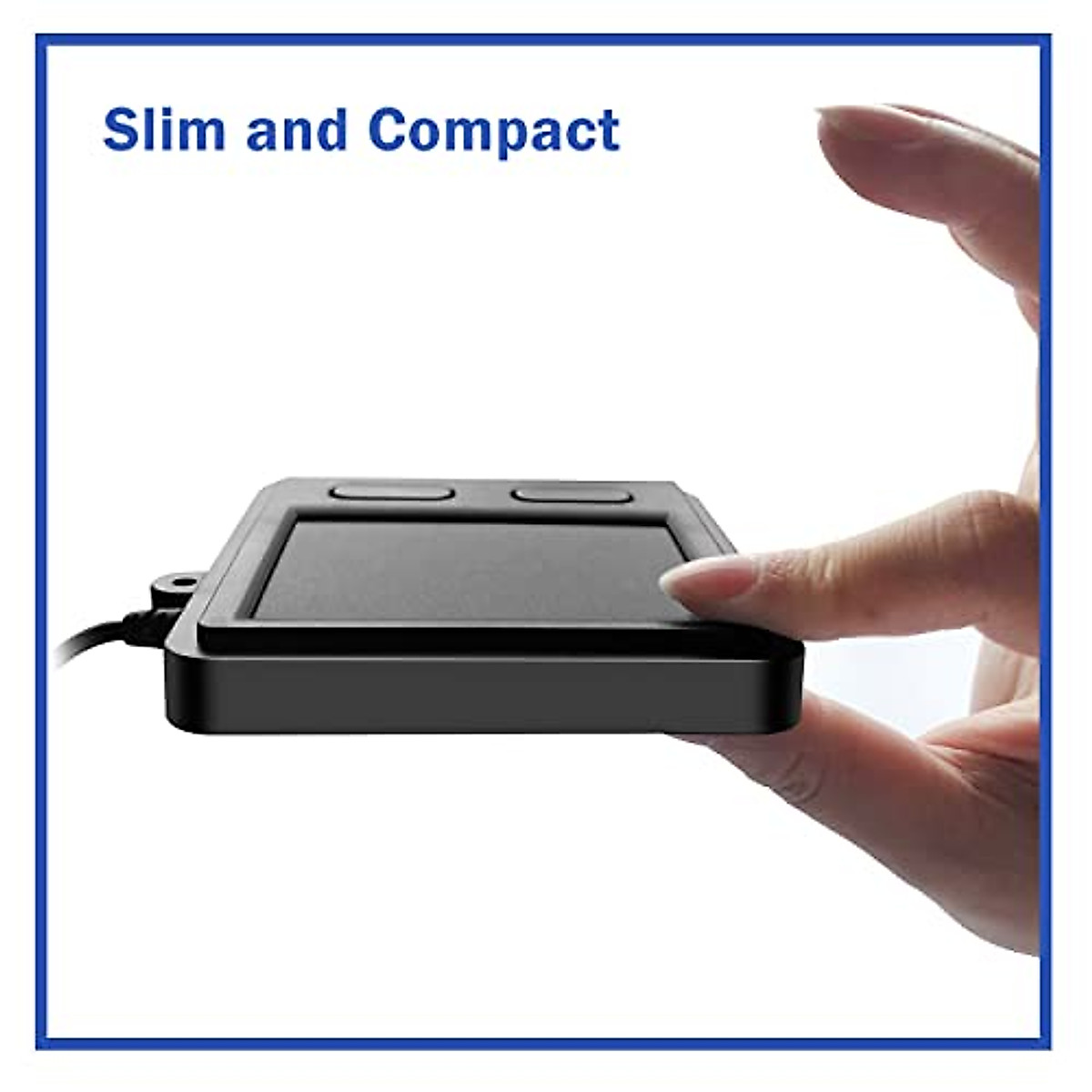 MCSaite Wired USB Touchpad, Portable Trackpad Fit with Professional or Industrial Use for Computer Laptop Mac Notebook