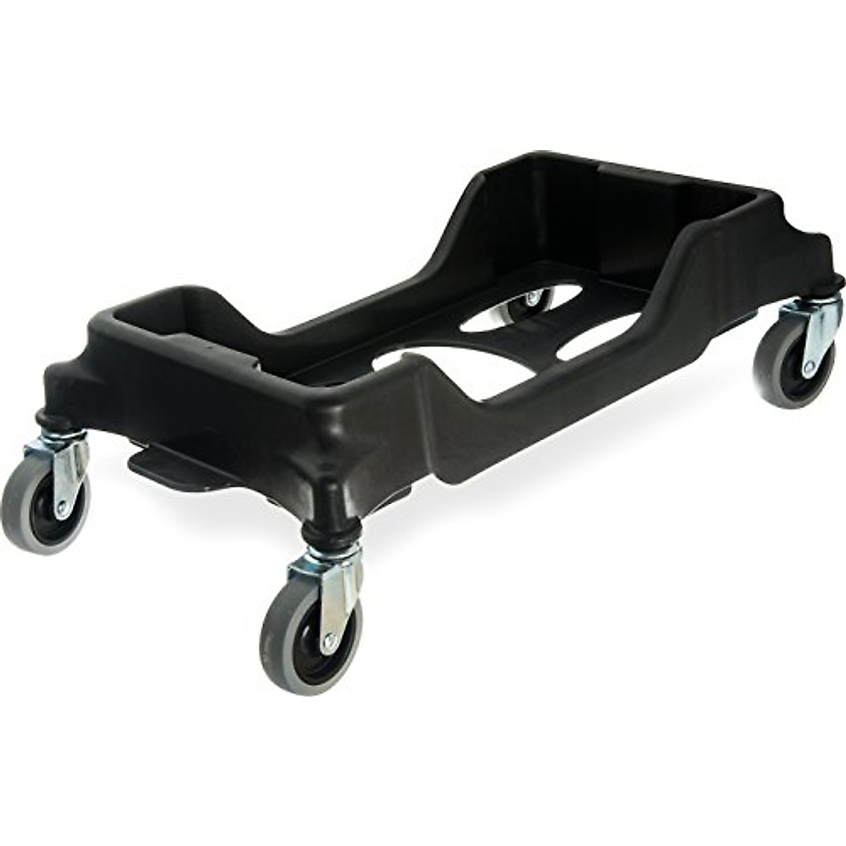 Carlisle FoodService Products TrimLine Plastic Dolly, 15-23 Gallons, Black