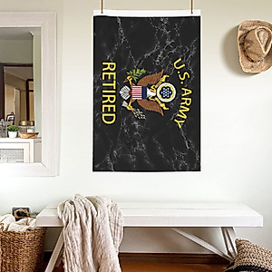 US Army Retired Premium 2x3FT Flag - Durable and Vibrant Design for Indoor/Outdoor Use
