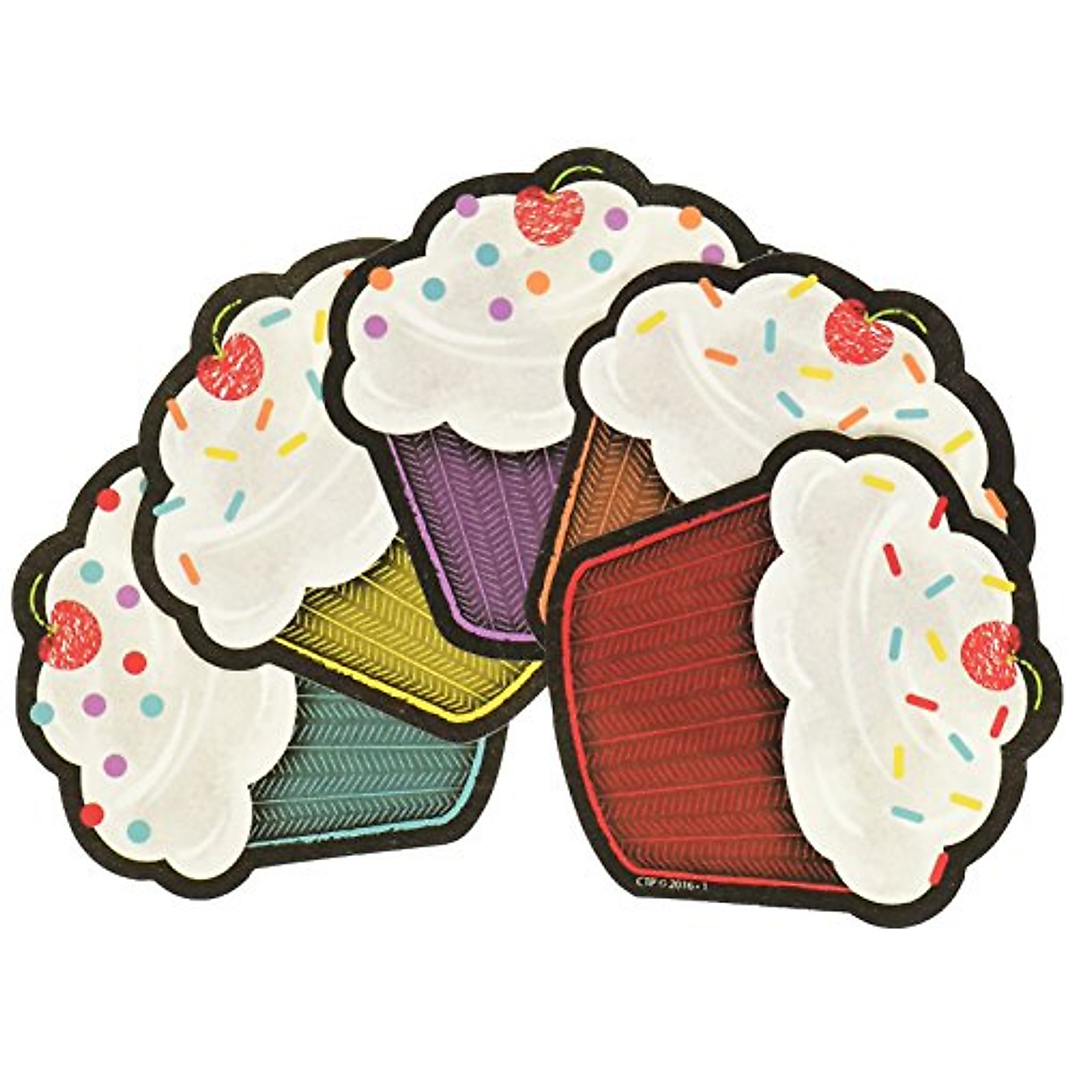 Creative Teaching Press Chalk It Up Happy Birthday Cut Outs, 3 in (8077)