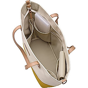 Petunia Pickle Bottom Downtown Tote, Birch/Caramel