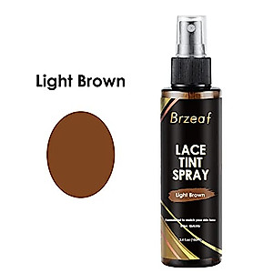 Lace Tint Spray for Wigs - Dark Brown, Middle Brown, Light Brown Shades for Lace Wigs and Frontal Closures - 100ml