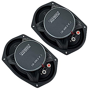 Sundown Audio SA-69CX v2 6" x 9" 125W RMS Silk Tweeter Coaxial Speakers