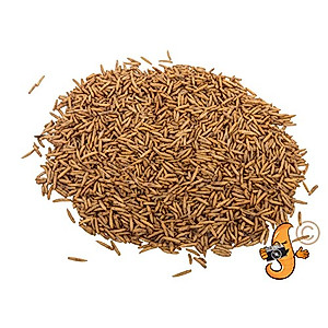Chubby Mealworms 2lb Dried Black Soldier Fly Larvae (High in Calcium & Protein) for Wild Birds, Chickens, Sugar Gliders, Hedgehogs, Reptiles etc.