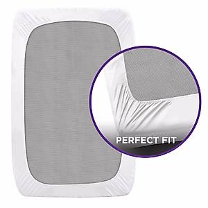 Plastic Mattress Protector Twin XL, Fitted Sheet Style, Waterproof Vinyl Mattress Cover, Heavy Duty Breathable - Bed Wetting and Spill Protection for Mattress by Blissford