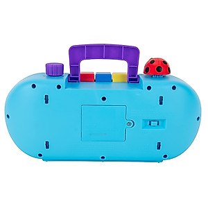 CoComelon Dance and Play Boombox, 8 Full Songs, Colors, Animal Sounds, Numbers- Educational Music Toys, Carry N’ Go Handle, Toys for Kids and Preschoolers