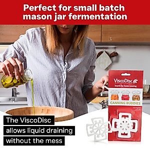 ViscoDisc Canning Buddies- Wide Mouth Mason Jar Inserts