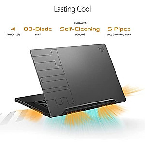 ASUS 2022 TUF Dash 15.6" Ultra Slim Gaming Laptop 144Hz FHD IPS Intel 4-Core i7-11370H NVIDIA GeForce RTX 3050TI 40GB DDR4 1TB NVMe SSD WiFi AX HDMI2.0 RJ-45 Thunderbolt4 Windows 11 Pro w/ RE USB