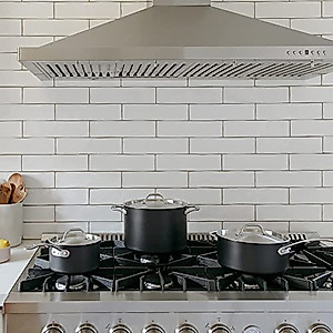 Kitchara Hard Anodized Non Stick Cookware Set - Nonstick, Oven Safe & Non Toxic Pots and Pans - Professional Chef Quality 10 Piece Set with with Frying Pans, Saucepans, Saute Pan, and Stockpot