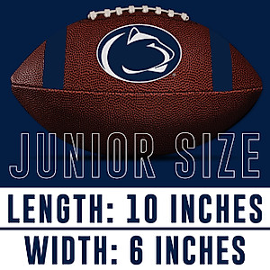 Franklin Sports Penn State Nittany Lions Kids NCAA Youth Football - Official College Team Football with Team Logos - Junior Size Football