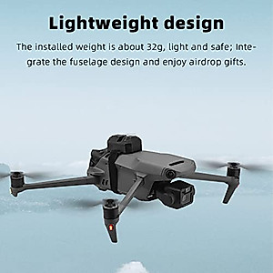 Focket 164ft Drone Airdrop System, 2.4G Drone Clip Remote Control Object Launcher, Holds up to 1.65lb Universal Drone Thrower Remote Control Dispenser Delivery Kit Drone Drop Release