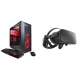CYBERPOWERPC Oculus Ready GXiVR8020A Gaming Desktop & Oculus Rift Virtual Reality Headset Bundle