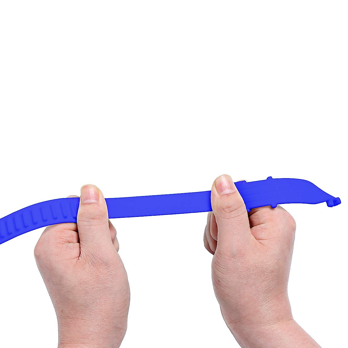 2021 Newest Soft Silicone Controller Skin Grip Cover Protector for Oculus Quest 2 with Paddy Backhand Strap No More Controllers Flying Out - Quest 2 Accessories by X-super Home (Quest 2, Blue)