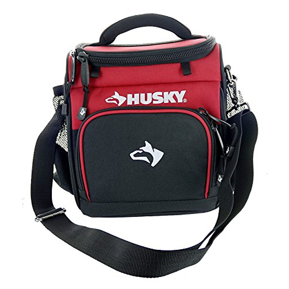 Husky 82021N11 9" 600 Denier Water and Weather Resistant Insulated Cooler with 2 Mesh Sleeves and Carrying Strap