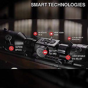 theOpticGuru ATN X-Sight-4k Pro 3-14x Smart Day/Night Scope w/Full HD Video rec, Smooth Zoom, Bluetooth and Wi-Fi (Streaming, Gallery & Controls)