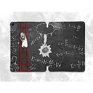 Cute Physics Science Formula case Compatible with iPad Mini Air Pro 7.9 8.3 9.7 10.2 10.9 11 12.9 inch Pattern Cover New 2022 2021 Trifold Stand 3 4 5 6 7 8 9 Generation 379 (10.2" 7/8/9 gen)