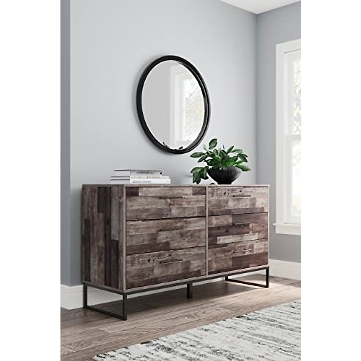 Signature Design by Ashley Neilsville 6 Drawer Dresser, Dark Brown
