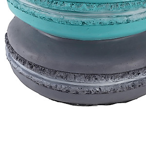 TOPINCN Cute Macaron Biscuits Shaped Shoe Change Stool Fun Food Stool for Kids Foot Rest Stool for Living Room Bedroom Home Decoration