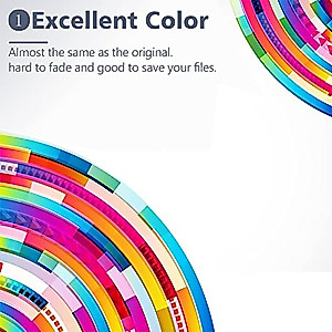 Universal Dye Ink Refill Kit for HP Canon Epn Brother Lexmark Printers Compatible Cartridges Refillable Cartridge CISS CIS System 4 Color Set with 4 Free Syringes (BK, C, M, Y)