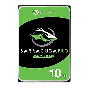 Seagate BarraCuda Pro 10TB Internal Hard Drive Performance HDD – 3.5 Inch SATA 6 Gb/s 7200 RPM 256MB Cache for Computer Desktop PC Laptop, Data Recovery – Frustration Free Packaging (ST10000DM0004)