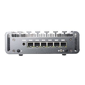 Firewall Hardware, VPN, Network Security Appliance, Router PC, Intel I5 8250U, RS36, AES-NI/6 x I211 Gigabit Nics/4USB3.0/COM/HDMI/Fanless, (Barebone, NO RAM, NO Storage, NO System)