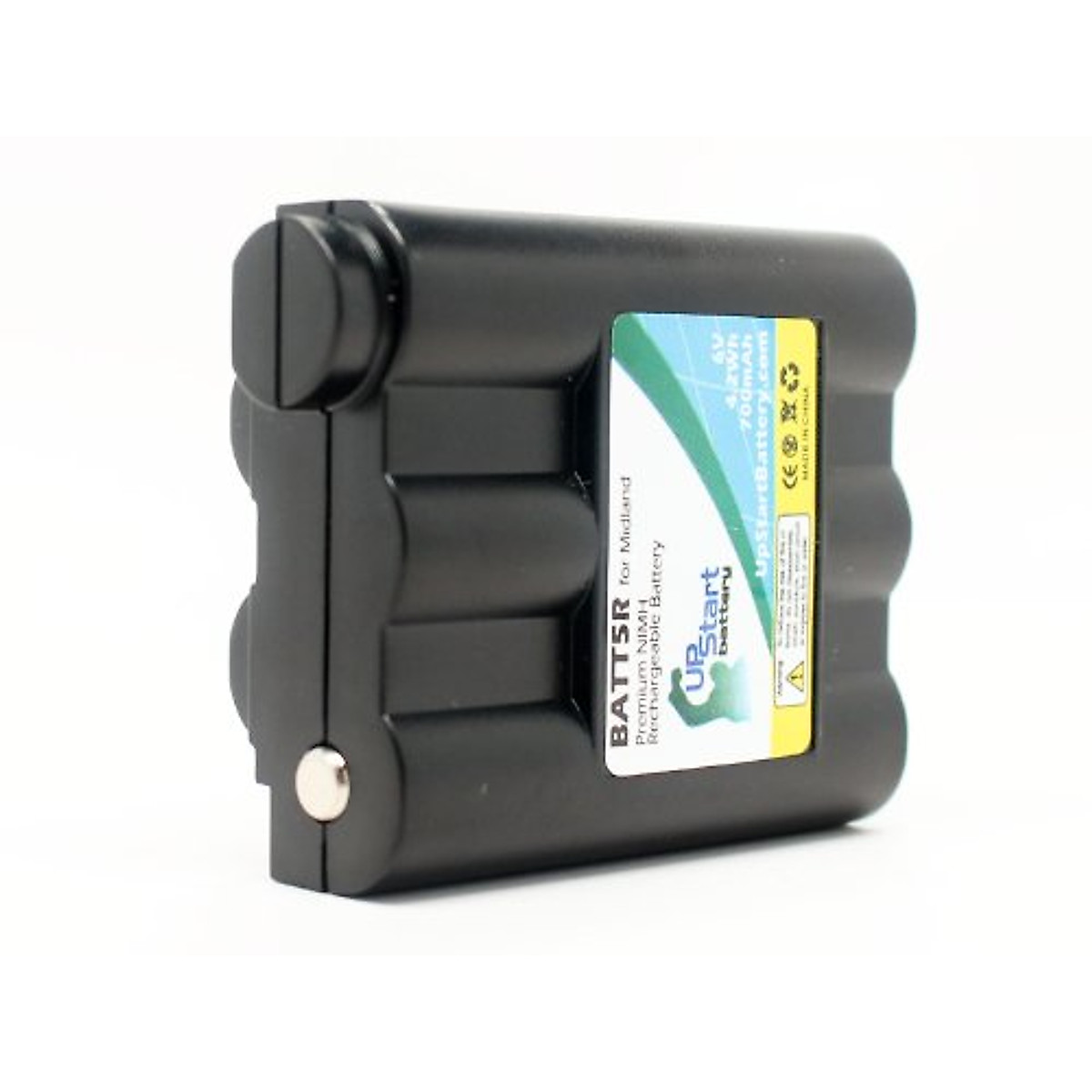2 Pack - Replacement for Midland GXT710 Battery - Compatible with Midland BATT-5R Two-Way Radio Battery - Compatible with Midland AVP-7 AVP7 BATT5R GXT-300 GXT-325 GXT-400 GXT-444 GXT-450