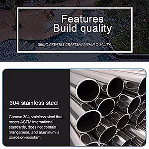 BTZHY Swimming Pool Handrails, 304 Stainless Steel Safety Handle, Humanized Pool Railings for Garden Backyard Pools Easy to Install (1PCS)