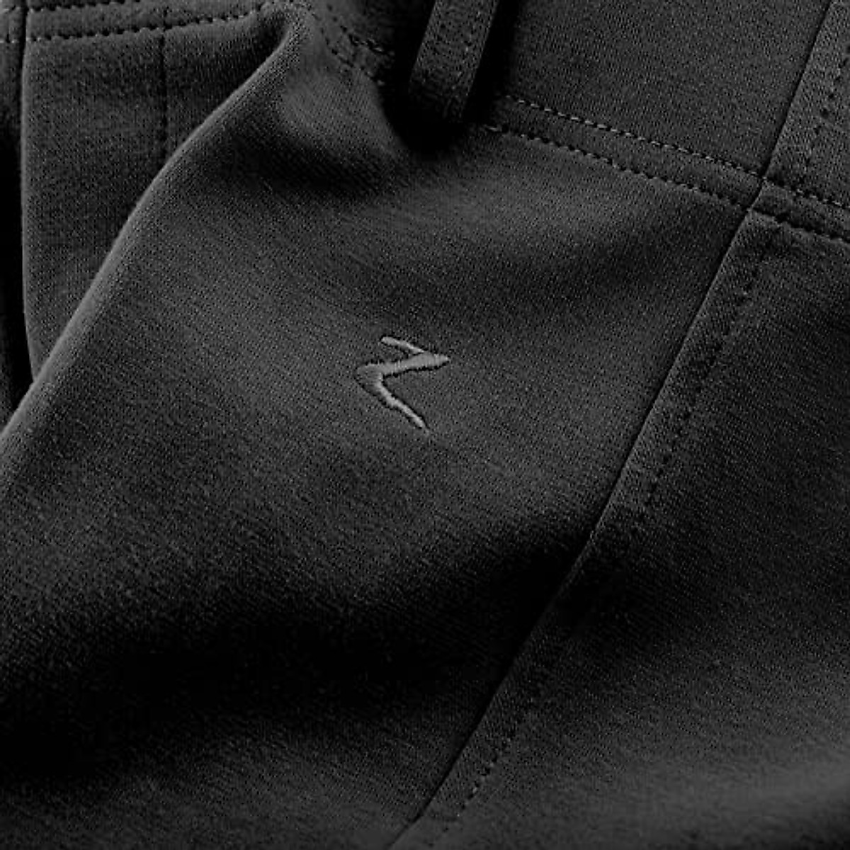 HORZE Nora Girls Riding Pants | Pull-on Kids Equestrian Leather Knee Patch Jodhpur Breeches - Black - M