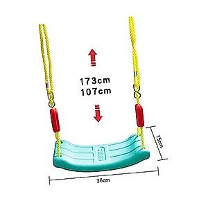 NOLITOY 1 Set String Children's Swing Baby Swing Indoor Swing Chair for Kids Infant Outdoor Toys Garden Baby Swing Baby Swing Outdoor Kids Swing Bench Hanging Seat Toy Swing Green