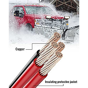 NTSUMI Truck and Plow Side Repair Harness Kit Replace HYD01684 HYD01690 Fit for BOSS Plows, Snow Plow Power Ground Cable Truck Plow Side