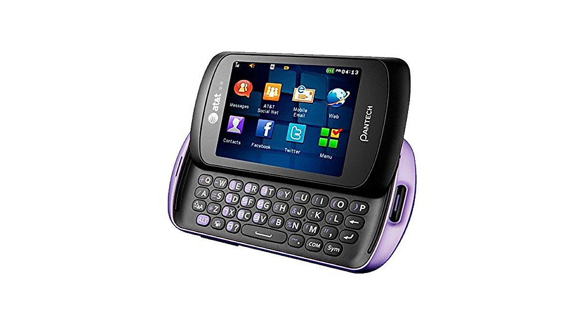 Pantech Swift P6020 - Stylish Unlocked Slider Phone