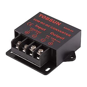 12v to 5v Converter - iGreely DC 12V 24V to 5V 10A Step Down Converter Adapter DC Voltage Reducer Regulator Power Supplies Transformer Module (5V 10A 50W)
