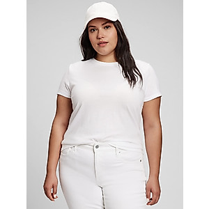 GAP Womens 2-Pack Crewneck Favorite Tee T-Shirt, True Black, Medium US