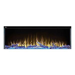 Napoleon Trivista 50 inch Wall Mount Electric Fireplace - Black, NEFB50H-3SV