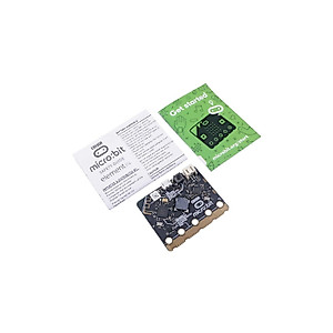 Seeed Studio BBC Micro:Bit V2.2 Development Board - Card Size MCU with Onboard Speaker, Accelerometer, MEMS Microphone, 2.4GHz Radio/BLE 5.0 for DIY Digital Games, Interactive Projects, and Robotics.