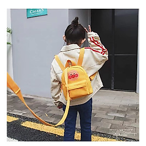 MASINIES Cartoon Backpack,Anpanman Backpack Animal Design Preschool Bag for Travel Girls Boys,Yellow