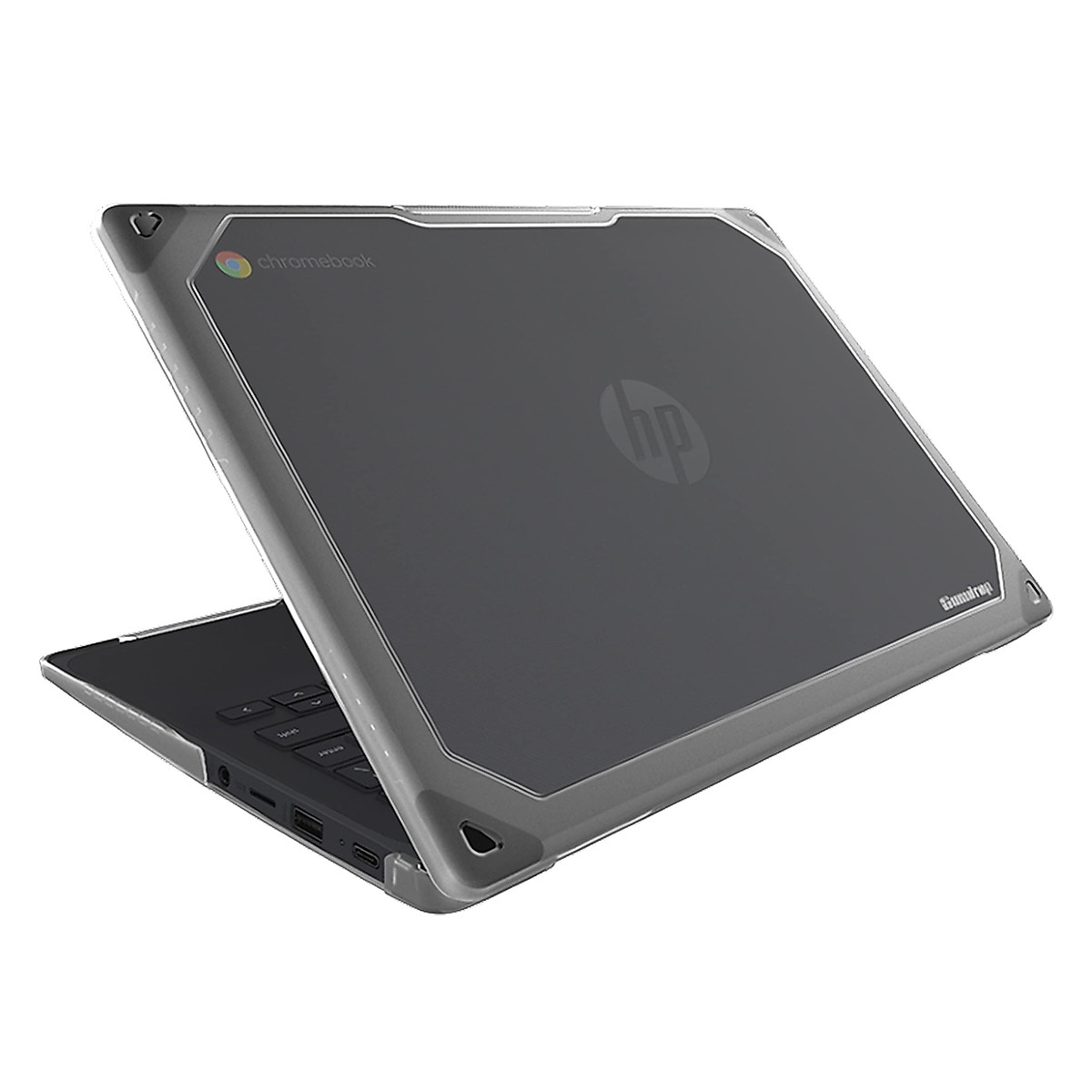 Gumdrop BumpTech Protective Laptop Case Fits HP Chromebook 11 G8/G9 EE (Clamshell). Designed for Kids, K-12 Students, Teachers, and Classrooms – Scratch and Bump Protection – Black