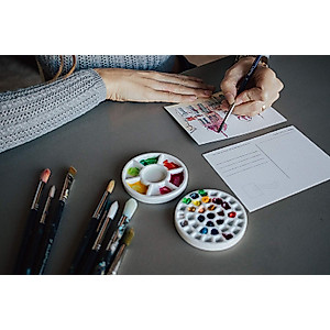 ETCHR Watercolor Postcards - Cold Press - Professional Artist Grade 100% Cotton Watercolor Cards for Mixed Media - 100 Cold Press Watercolor Paper Postcards - Vegan-Friendly