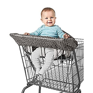 Skip Hop Shopping Cart Cover, Take Cover, Grey Feather