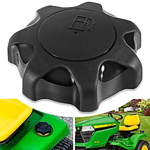 AM137724 Fuel Gas Cap Filler Cap Replacement for John Deere 325 335 345 LT 150 160 X 465 475 485 575 585 700 724 Z225 245 445 465 Riding Lawn Mower Tractor, AM122880